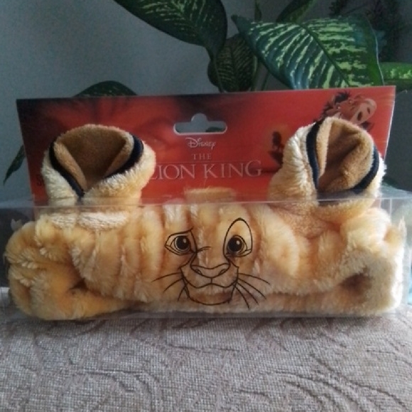 Disney | Accessories | Disney Lion King Simba Plush Ears Headband Tan ...